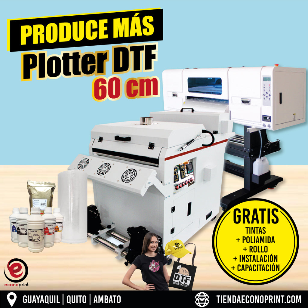 PLOTTER DE IMPRESIÓN DTF 60 CM + HORNO SECADOR – Tienda Econoprint