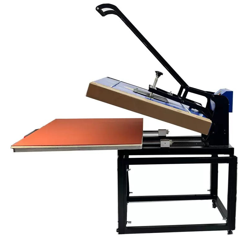 SUBLIMADORA PLANCHA 80 X 100 AZUL CON BANDEJA DESLIZABLE 220V+SOPORTE ...
