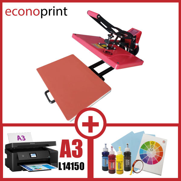 COMBO SUBLIMADORA 40 X 60 + IMPRESORA A3 + INSUMOS – Tienda Econoprint