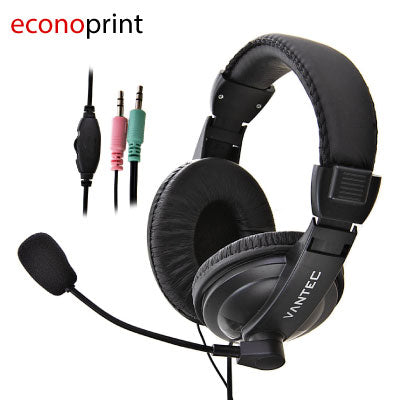 Headset con microfono Vantec - Econoprint Ecuador – Tienda Econoprint